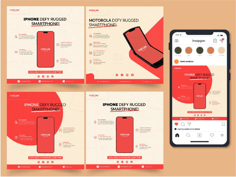 Trendy, attractive and eye-catchy social media creative posts and ...