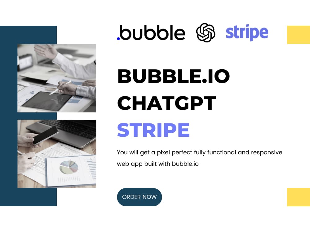 A bubble web app MVP on Bubble io developed by Bubble app developer ...