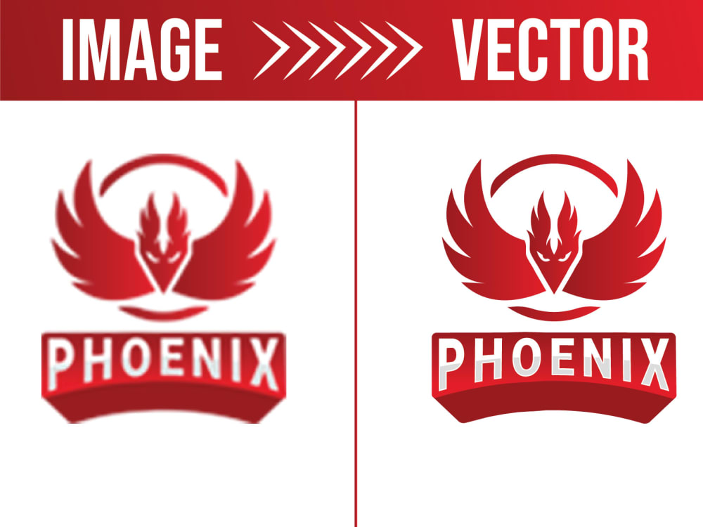 Vector tracing, trace, redraw, convert logo to vector | Upwork