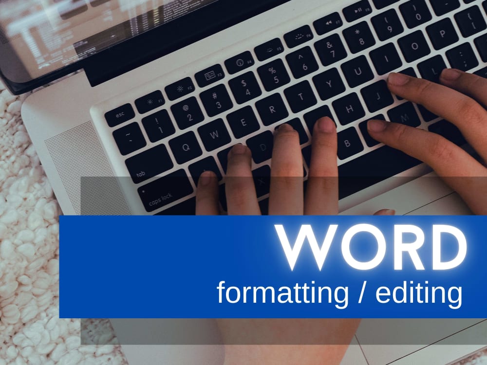 MS Word Typing/Retyping, Editing, Formatting 100% Accurate | Upwork
