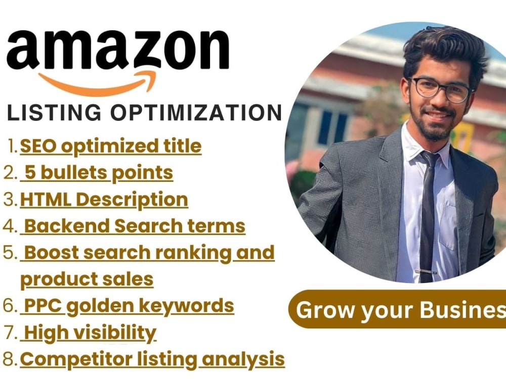 Seo amazon listing advanced keyword research, description optimization ...