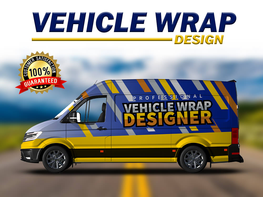 An awesome van, car, truck, pickup and any kind of vehicle wrap design ...