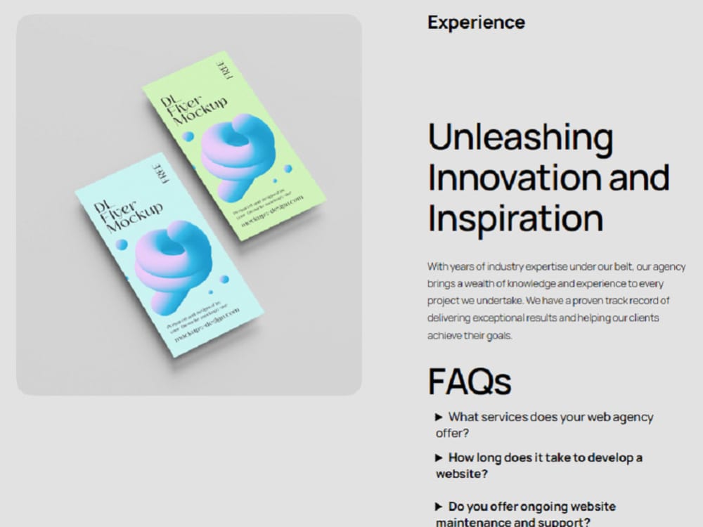 Modern Responsive Pixel Perfect Landing page | Upwork