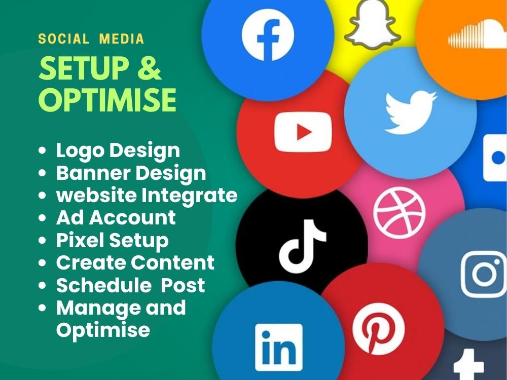 Create social media business pages and setup | Upwork