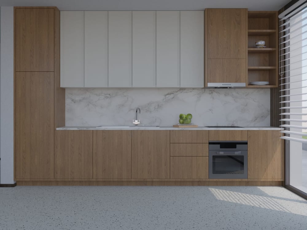 A detailed 2D PLAN and 3D RENDERING of your custom-designed KITCHEN ...