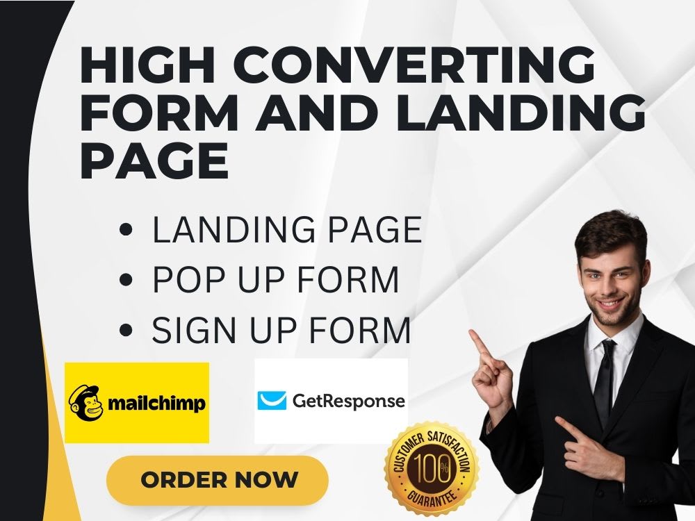 High Converting Form and Landing Page | Upwork