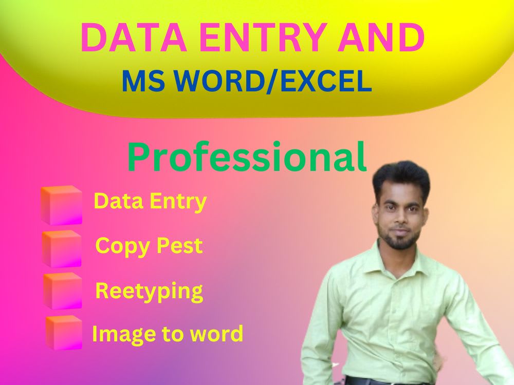All types of professional Data Entry Services with 100% Accuracy | Upwork