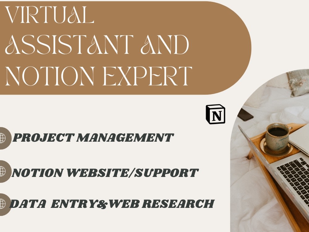 Notion Workspace And Template Setup Notion Consultant Virtual Assistant Upwork