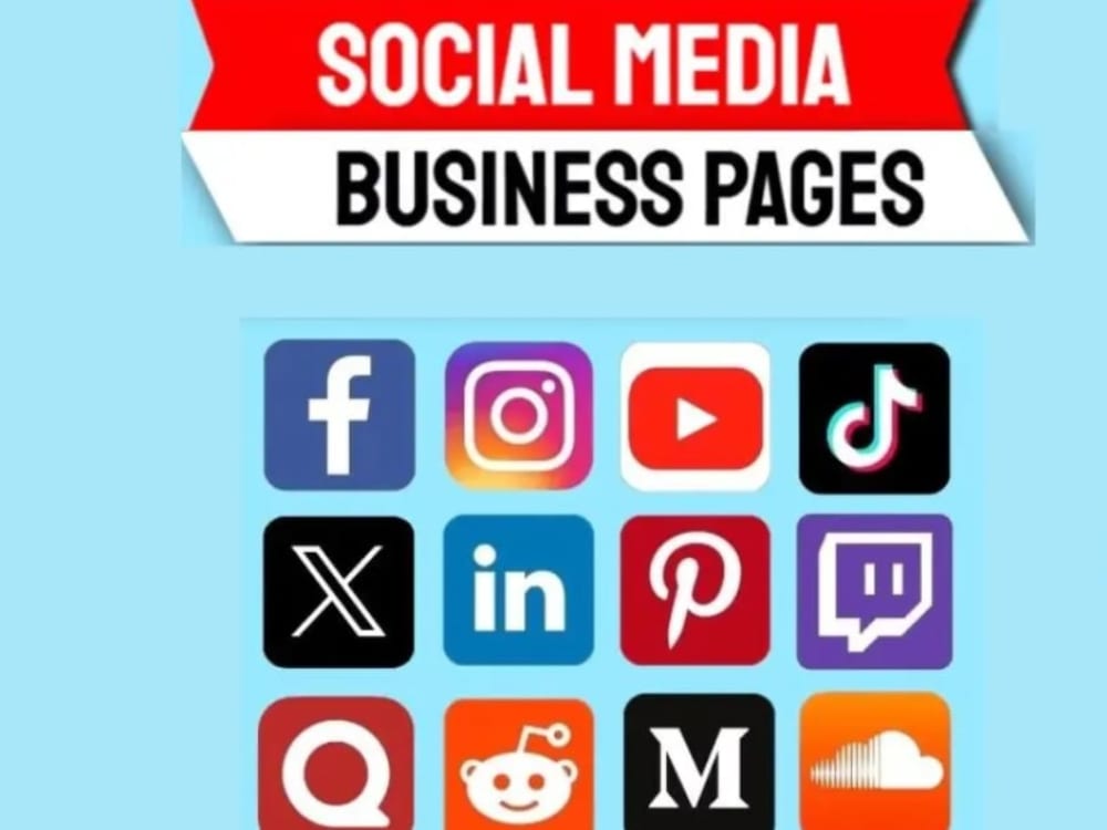 Create social media business pages | Upwork