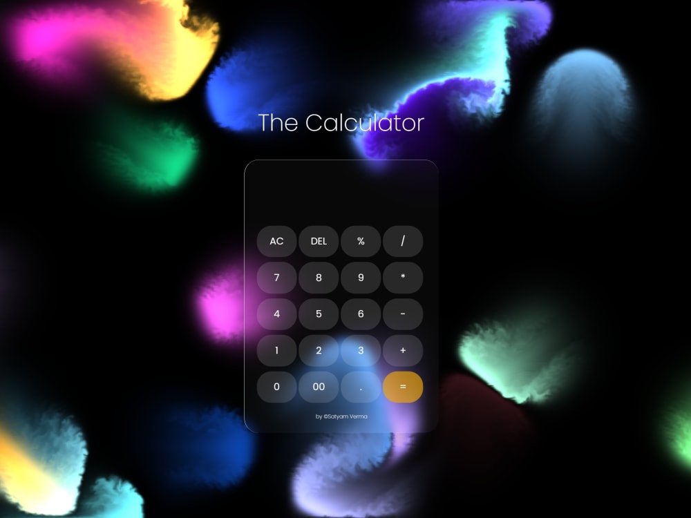 An UI calculator which is built with next-gen UI | Upwork