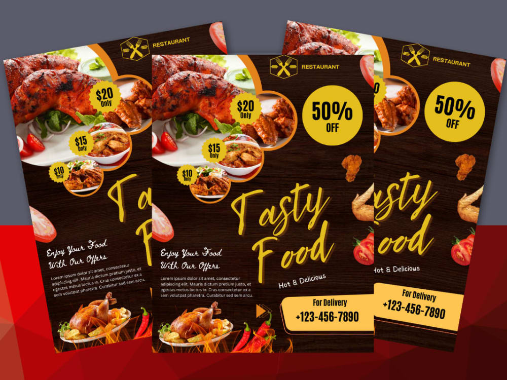 Design two your flyer, leaflet, poster, advertisement | Upwork