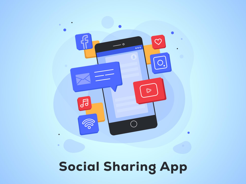 A social app for both iOS & Android | Social sharing mobile app ...