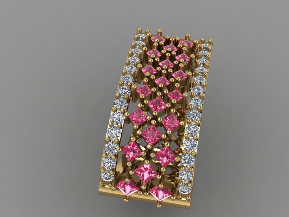A perfect jewellery desing and 3d rendering model | Upwork