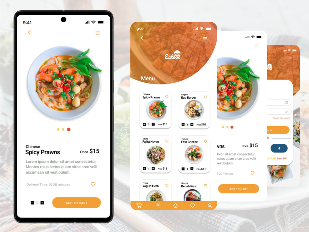 A Fantastic Clean Stunning Modern Mobile App Ui Design Upwork