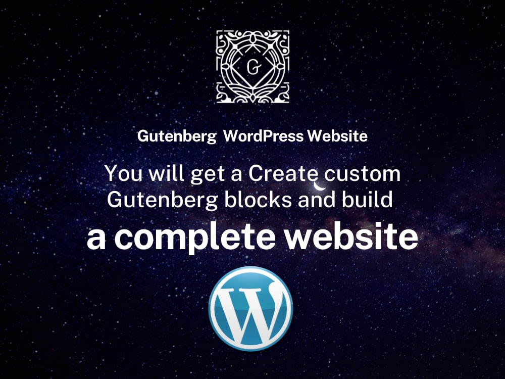 A Create custom Gutenberg blocks and build a complete website | Upwork