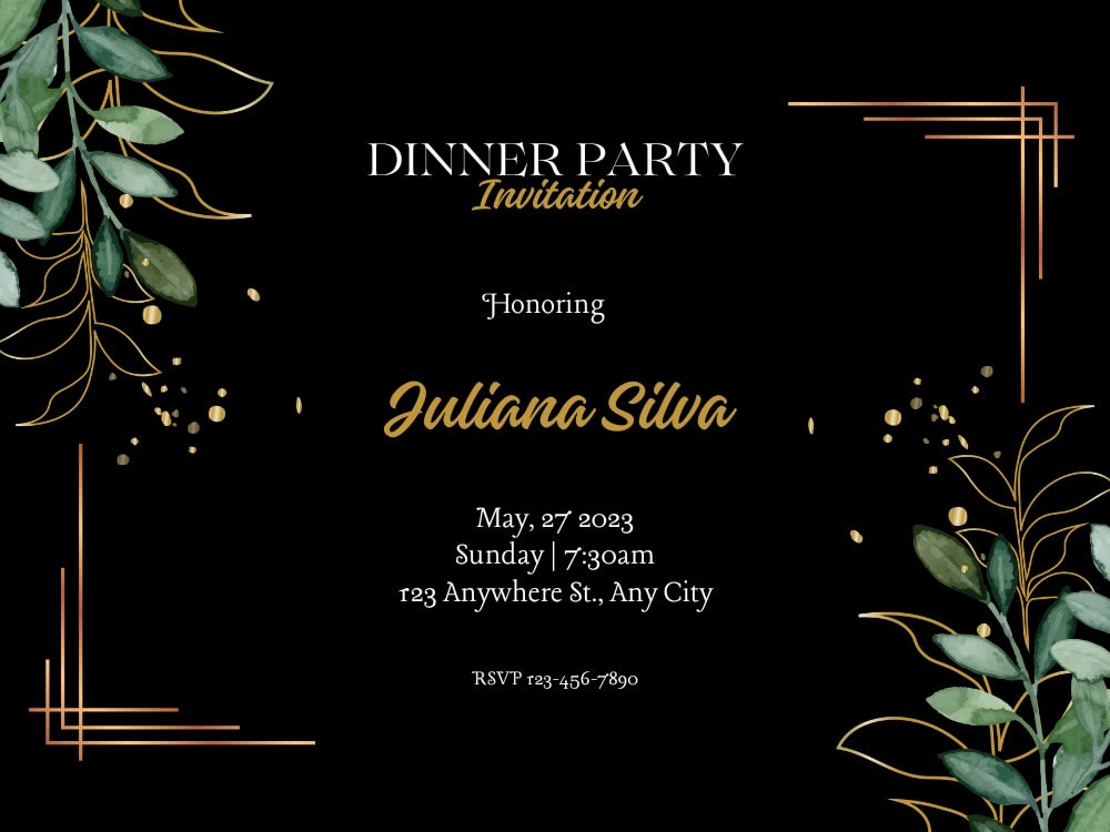 Premium Invitation Card for Birthday, Wedding, Baby, Parties And ...