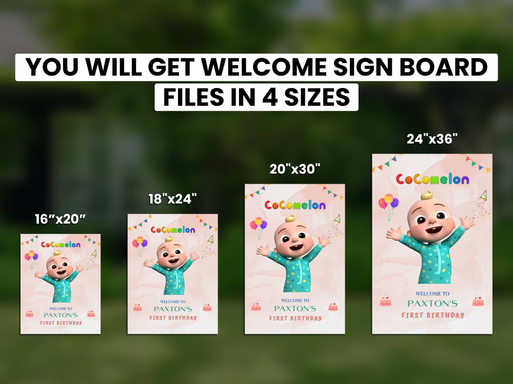 Welcome Sign Board Welcome Board Sign Board for Any Party | Upwork