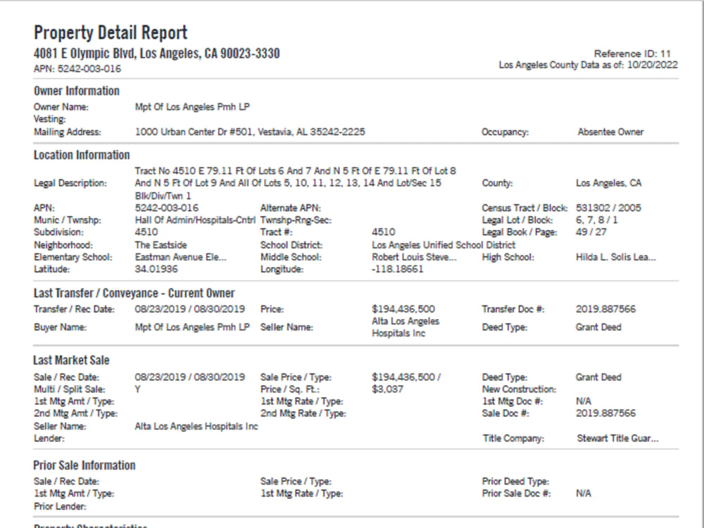 Title Search/Property searches and Chain of the title of US properties ...