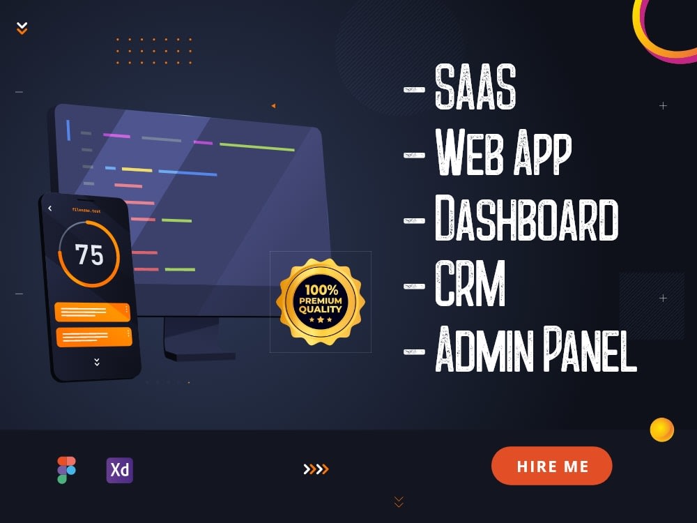 Web application, SAAS, admin panel, dashboard, portal UI design in ...