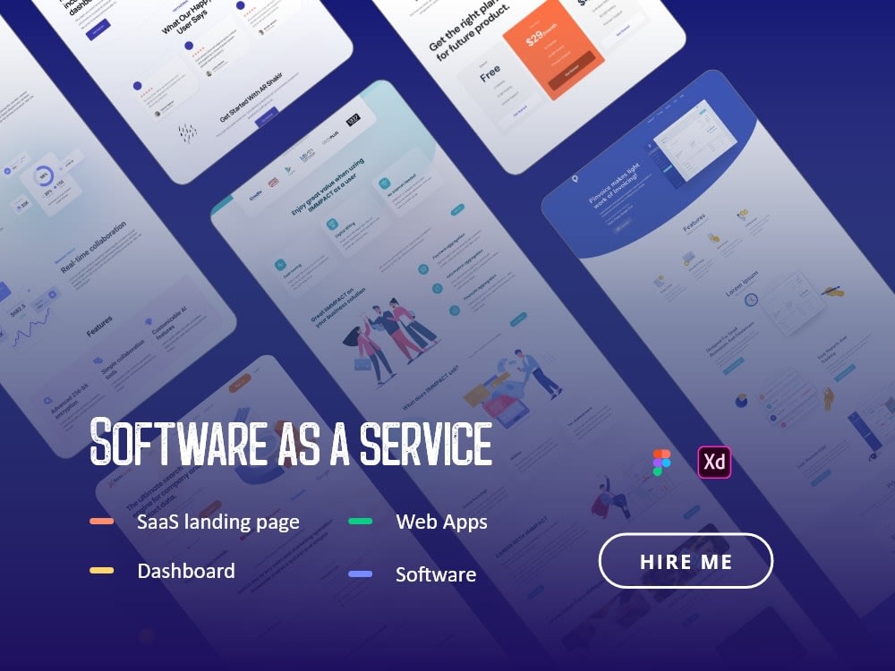 Web application, SAAS, admin panel, dashboard, portal UI design in Figma | Upwork