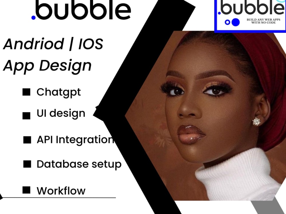 No code website mobile app bubble mvp on bubble bubble io adalo sketchware | Upwork