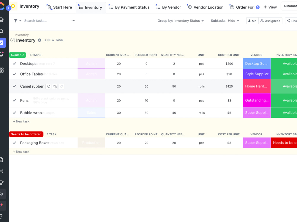 ClickUp setup and an improved workflow with a Certified Expert | Upwork