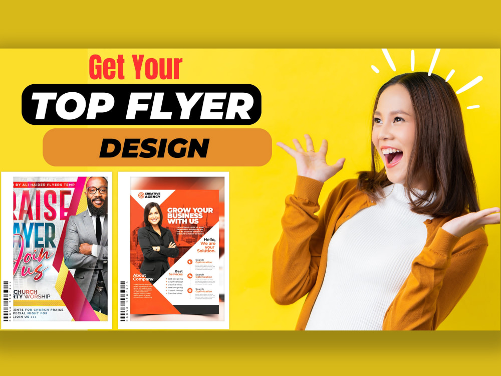 Catchy flyer designs to boost your brand | Upwork