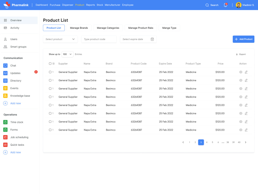 Ux ui design for your Healthcare Pharmacy web application | Upwork