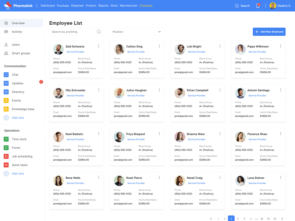 Ux ui design for your Healthcare Pharmacy web application | Upwork