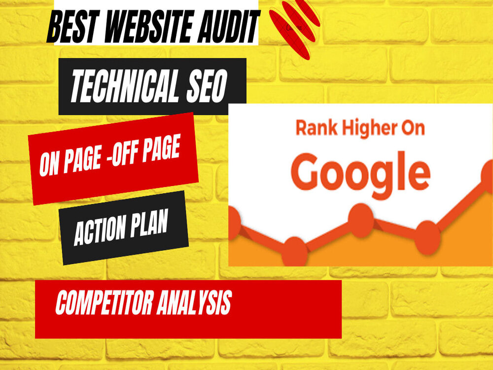 A full Website Audit and competitor analysis with an SEO action plan ...
