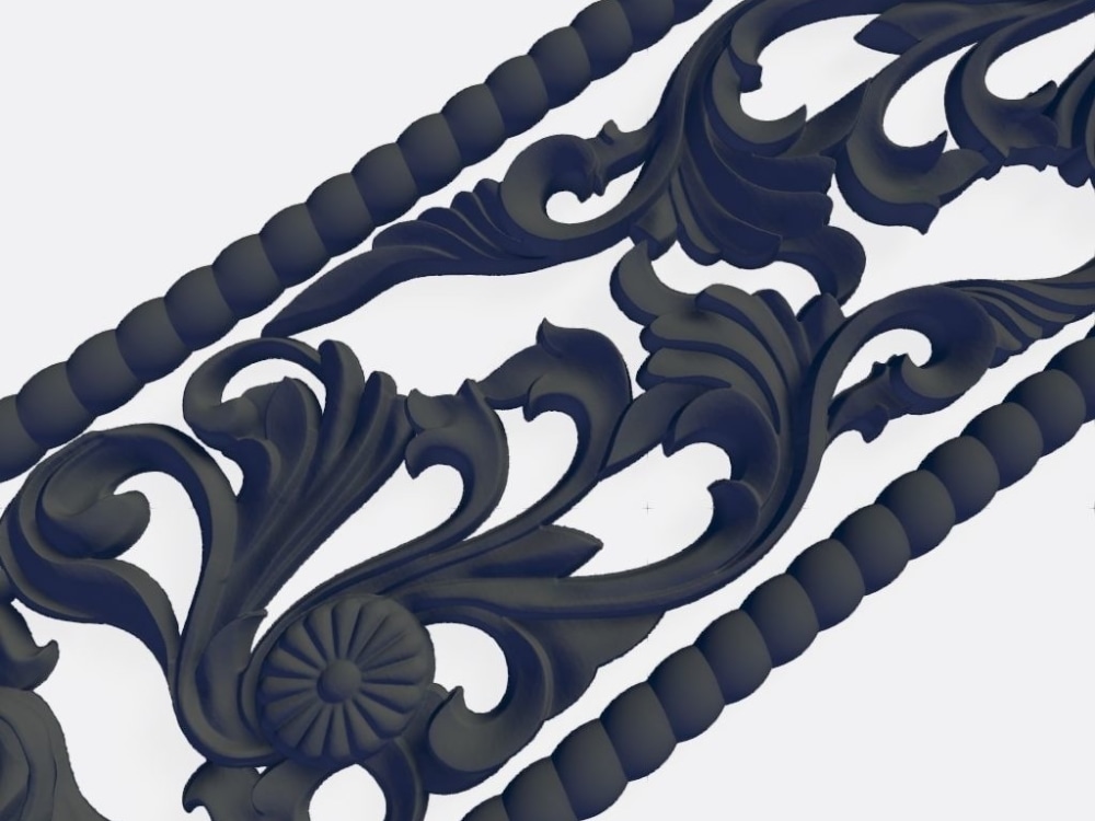 Detailed bas relief model for CNC, router milling and Laser cutting ...