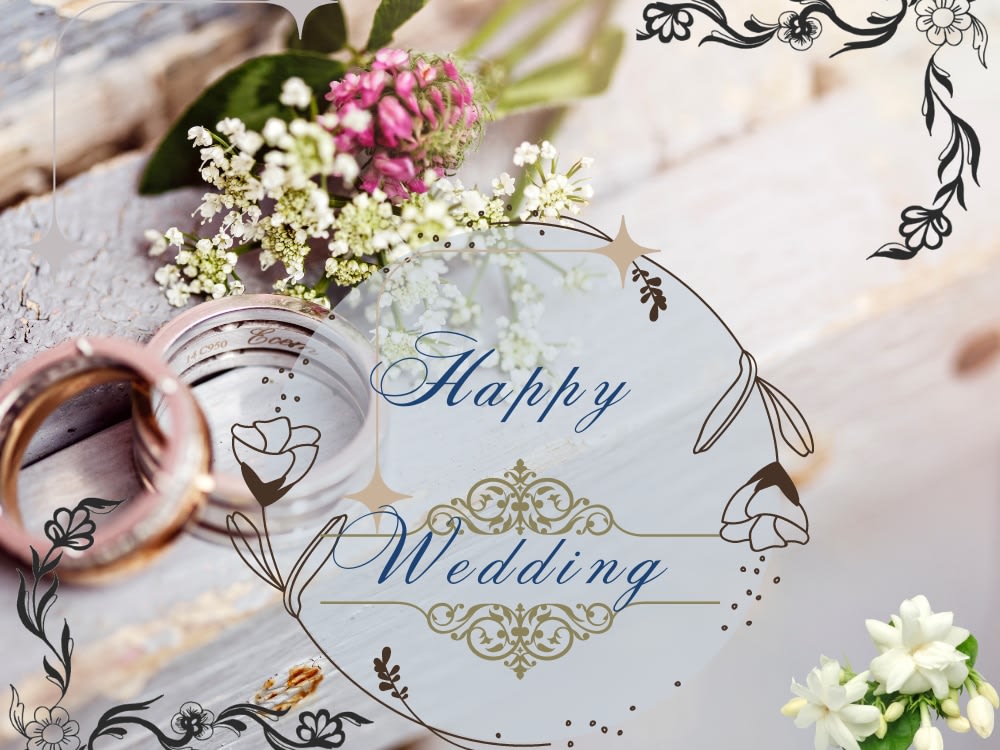 A beautiful and professional invitation card, postcard, greeting card ...