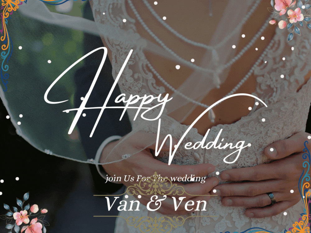 A beautiful and professional invitation card, postcard, greeting card ...