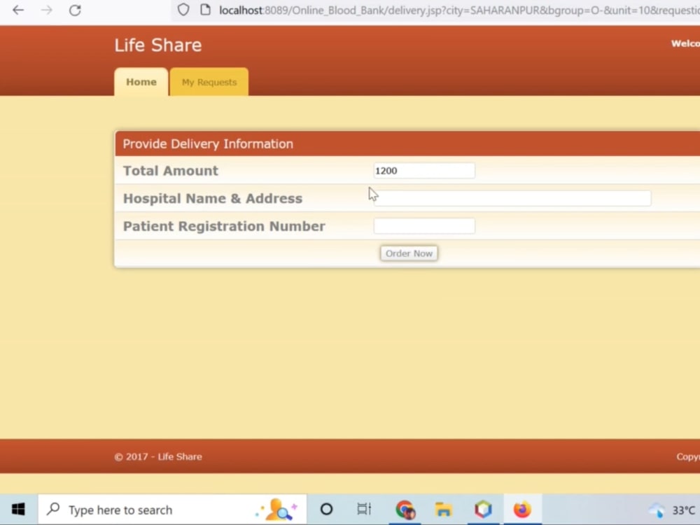 Blood bank management using java web application | Upwork