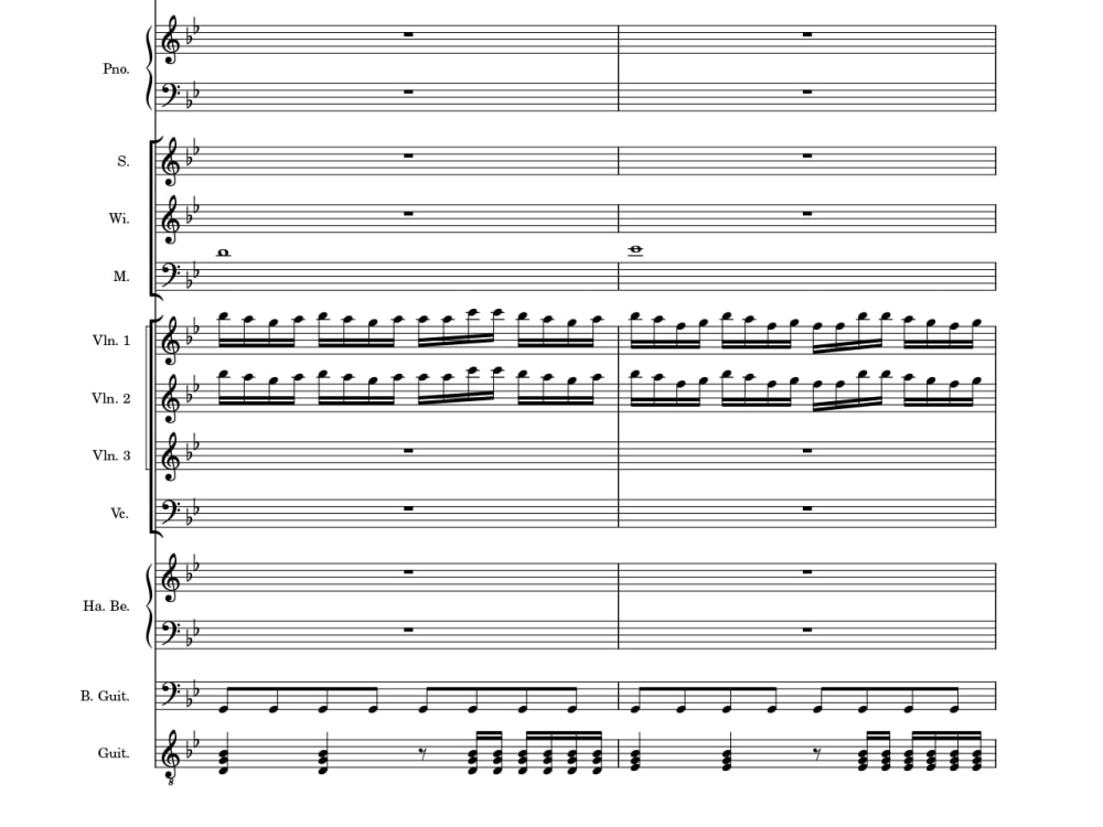 A perfect music transcription/arrangement of your project | Upwork