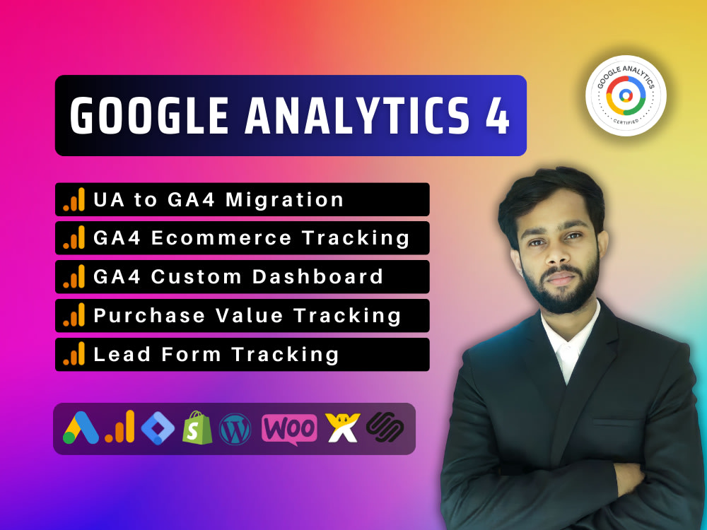 Google Analytics 4 setup, GA4 Ecommerce Tracking via Google Tag Manager | Upwork