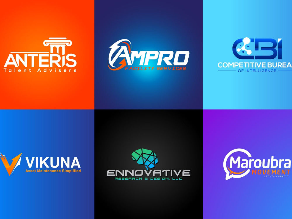 A professional creative logo design for any business | Upwork