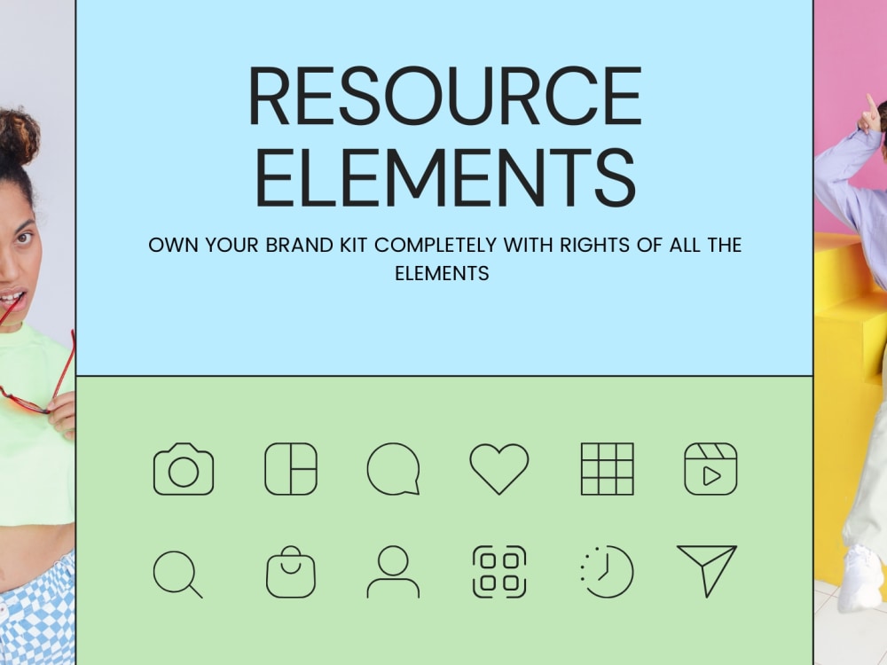 A full brand kit package including logo, mockups, banners & posters etc ...