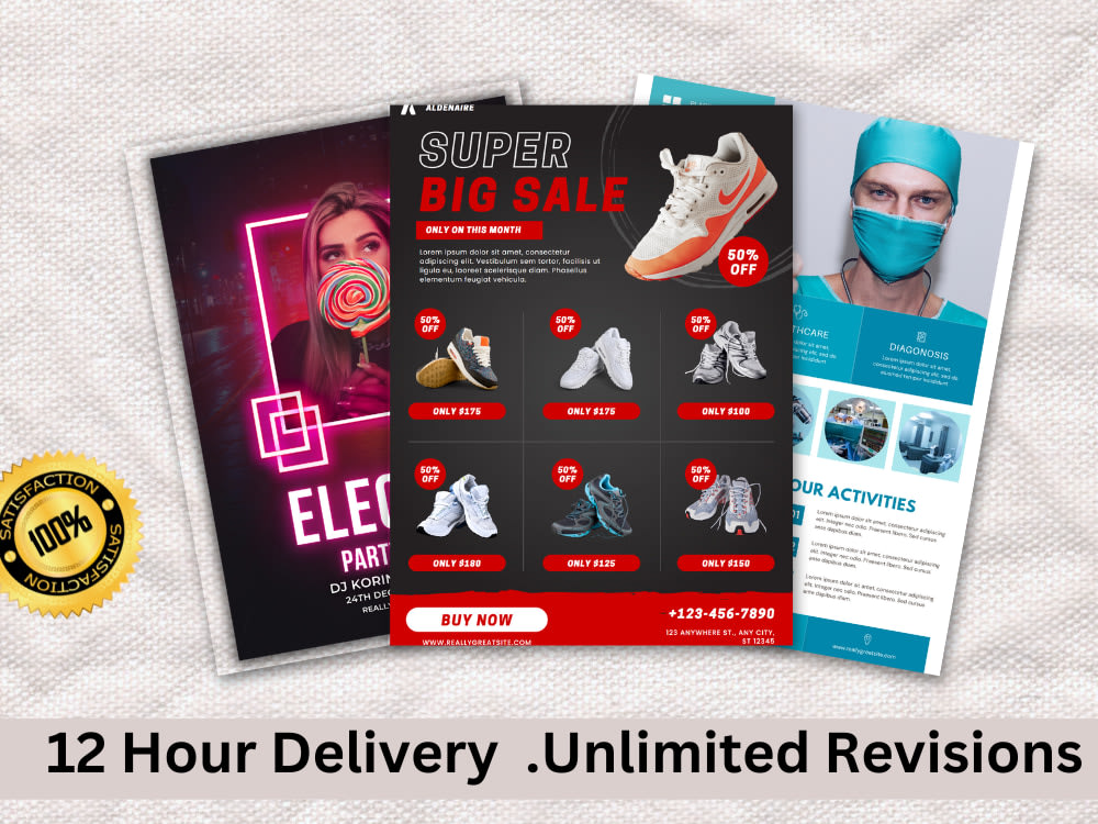 Create and design an amazing flyer, poster, or banner | Upwork