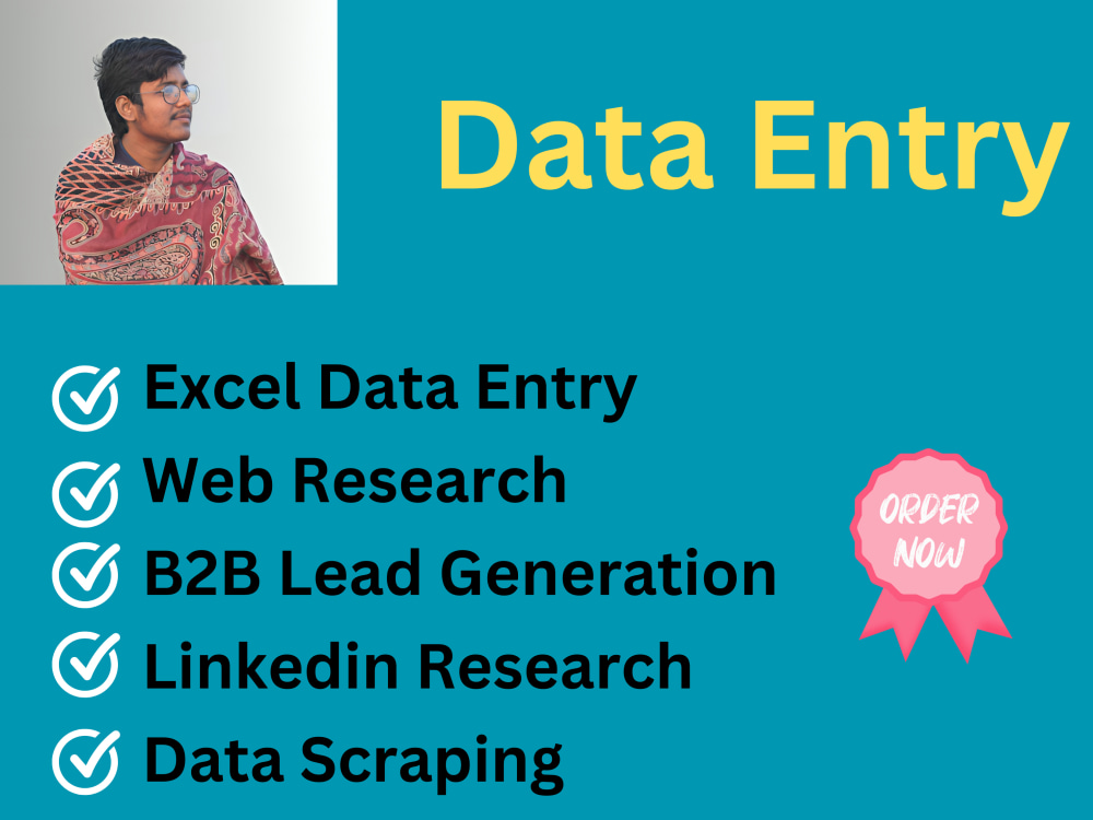 Data Entry, Web Research, Lead Generation & Linkedin Research | Upwork