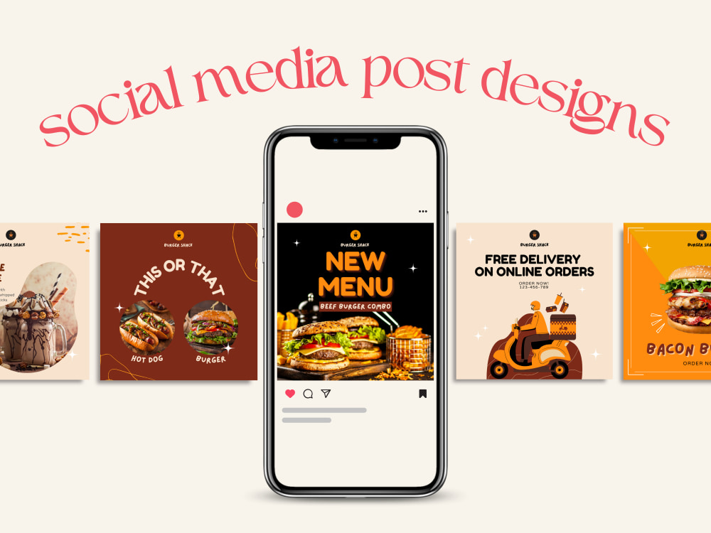 Aesthetic social media post designs | Upwork