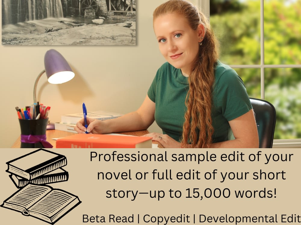 A professional Sample Edit of your novel or short story | Upwork