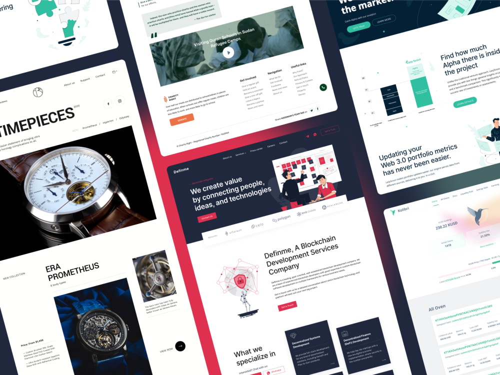 Unique and Clean Professional Web & UX/UI Design with My Expertise in ...