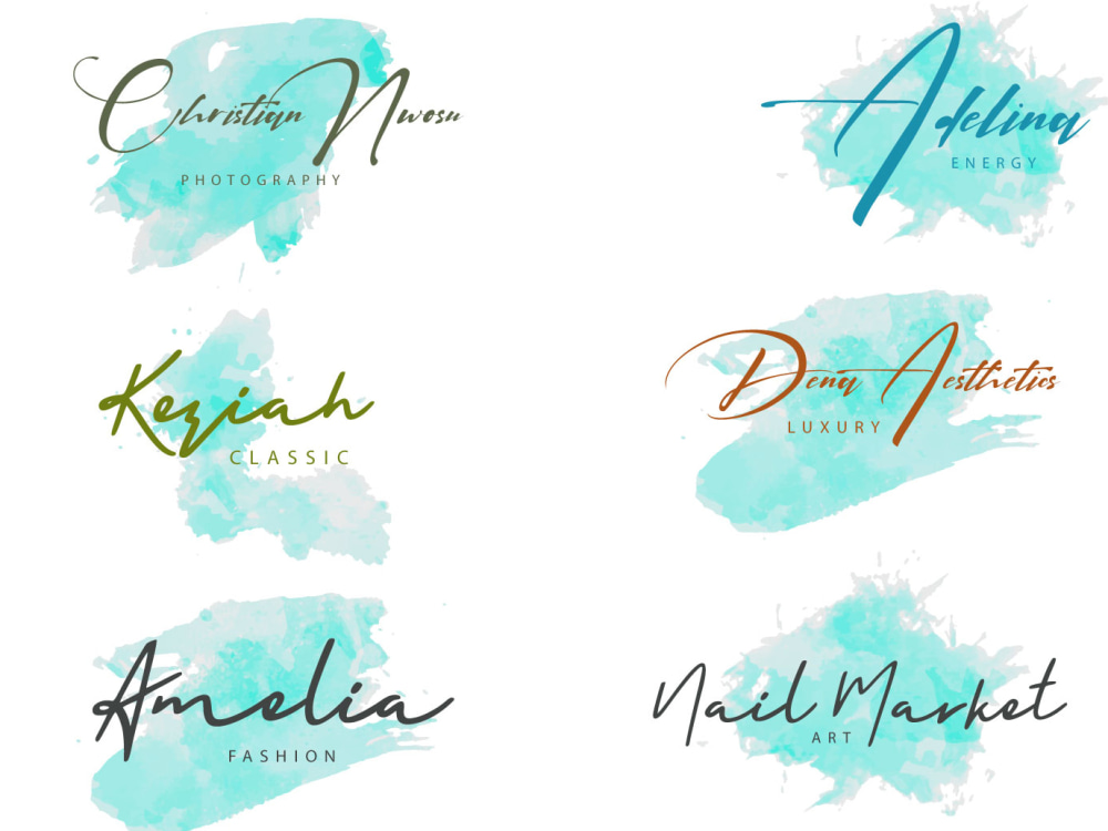 Handwritten, scripted, signature, calligraphy, cursive logo | Upwork