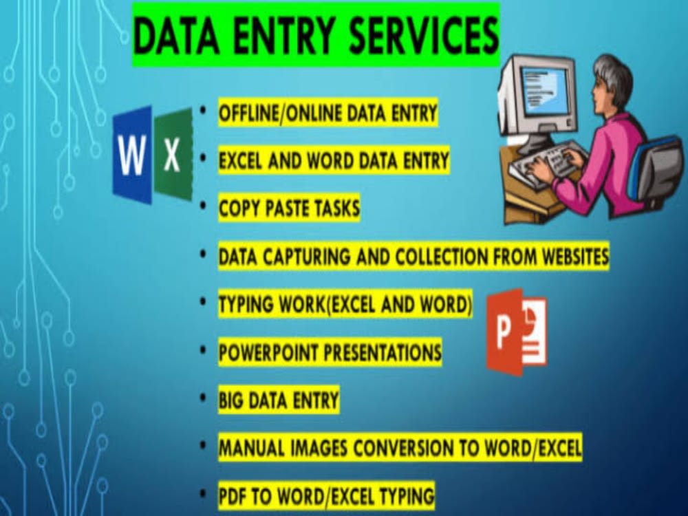 Data Entry, Copy-paste and Data collection | Upwork