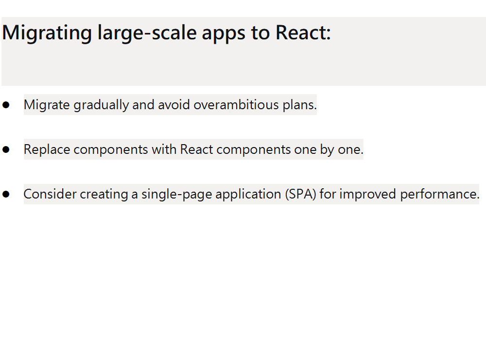 A professional migration from vanilla JavaScript to React.js | Upwork A professional migration from vanilla JavaScript to React.js | Upwork