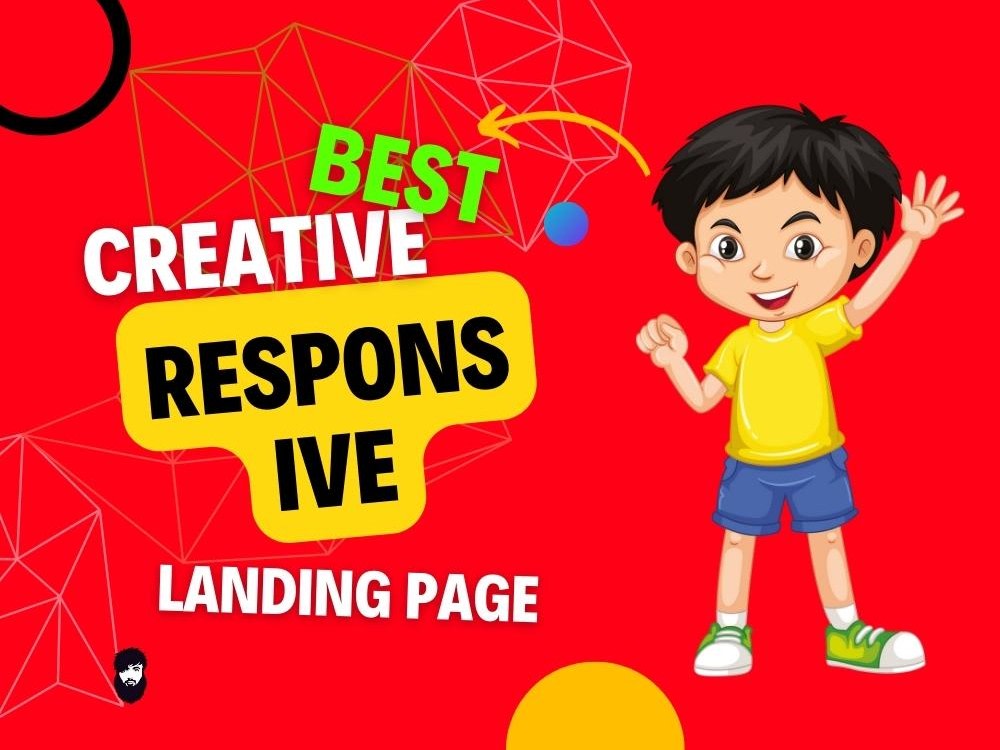 A Creative Responsive Html Css Landing Page Upwork