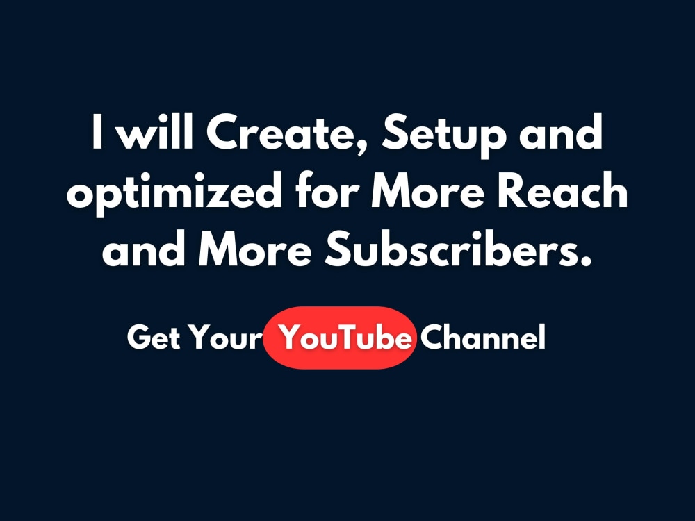 A professional Youtube Channel | Upwork