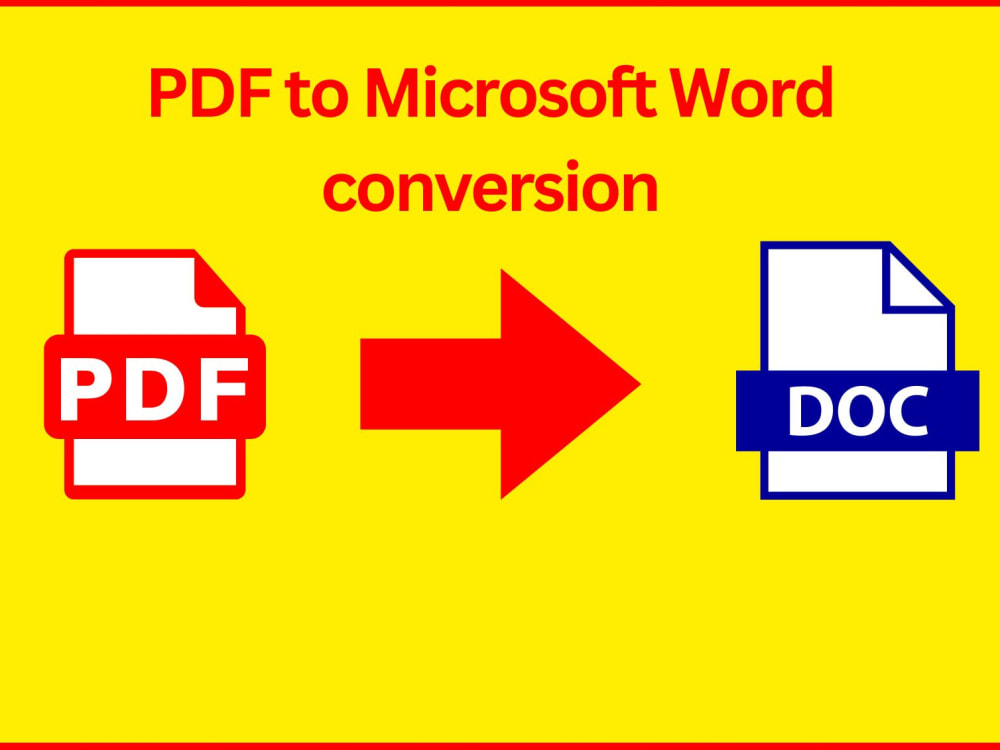 PDF to Microsoft Word Document conversion Data Entry | Upwork