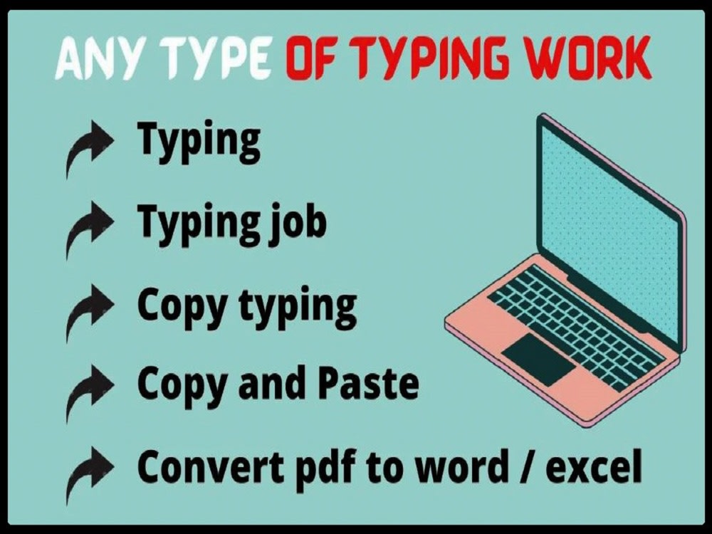 Typing or Offline Copy Paste Job Service For Full-time | Upwork